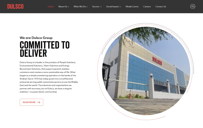 Dulsco - Integrated Solutions Website Casestudy | Element8 Saudi